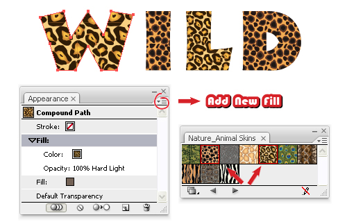 Quick Tip: Create an Animal Print Text Effect with Adobe Illustrator ...