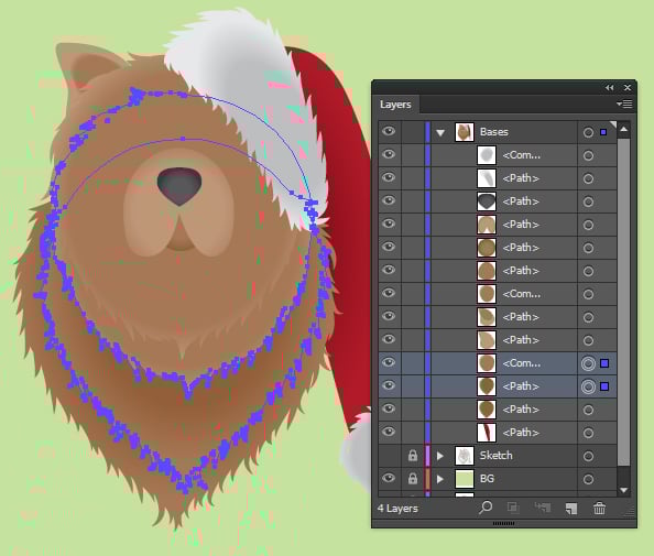 How to Create a Festive Dog Illustration in Adobe Illustrator