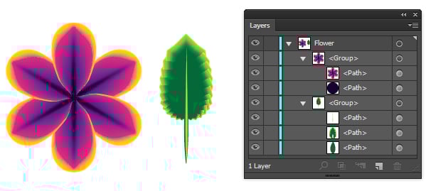 Create a One Stroke Tropical Flower Using Adobe Illustrator CS6