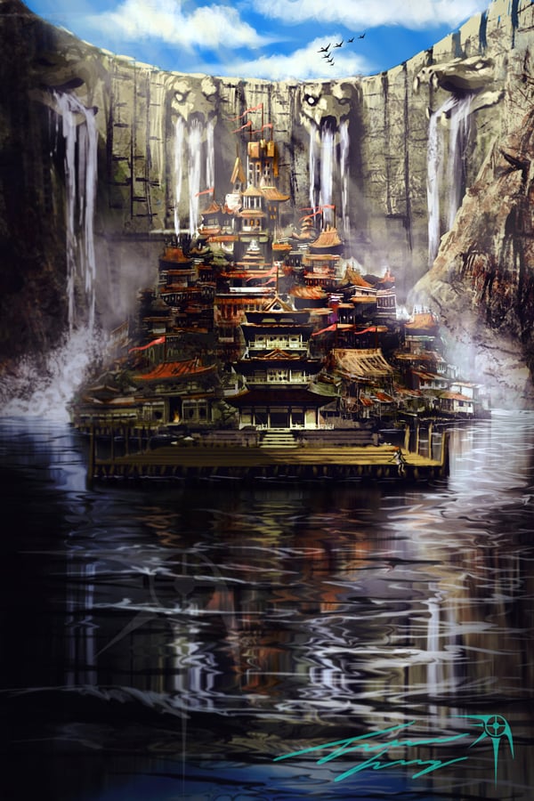 20 Stunning Matte Paintings of Cities | Envato Tuts+