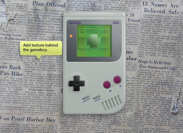 Draw a Retro Gameboy From Scratch in Photoshop