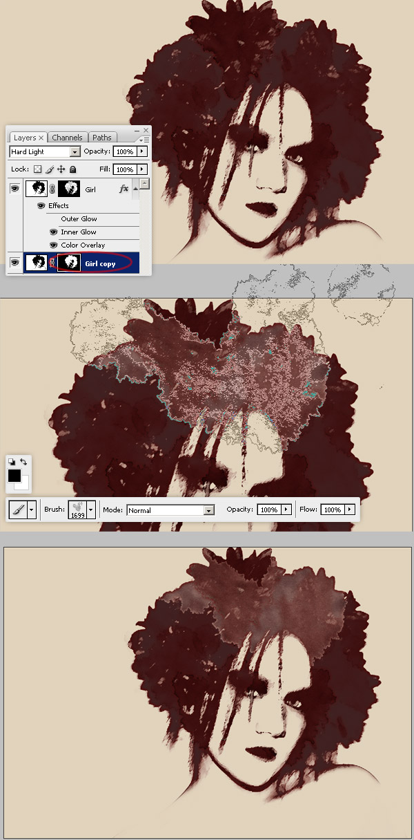 How to Create a Grunge Style Illustration with Stains