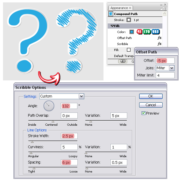 Quick Tip: Use the Scribble Effect to Transform Common Everyday Symbols ...