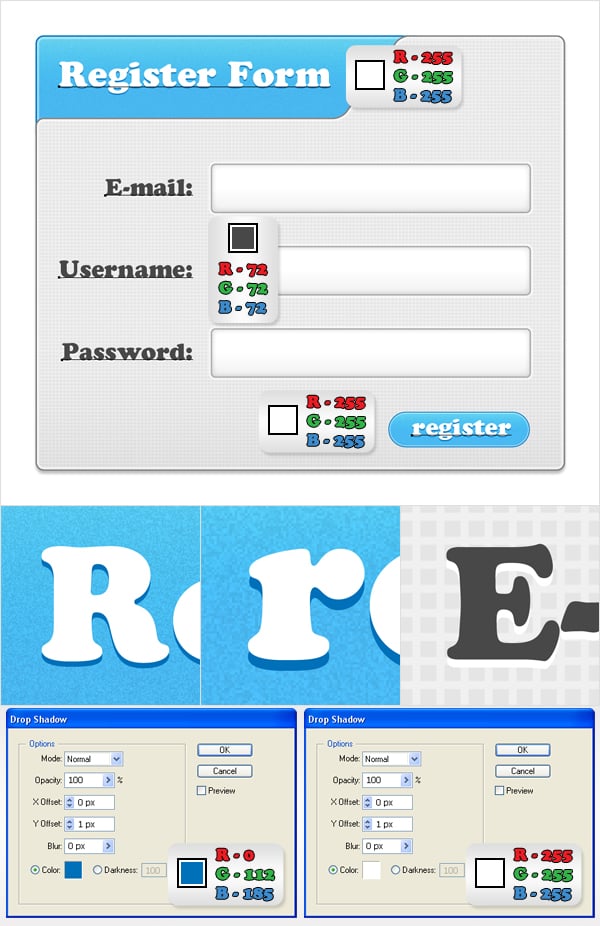 Quick Tip: How to Create a Simple Register Form Design | Envato Tuts+