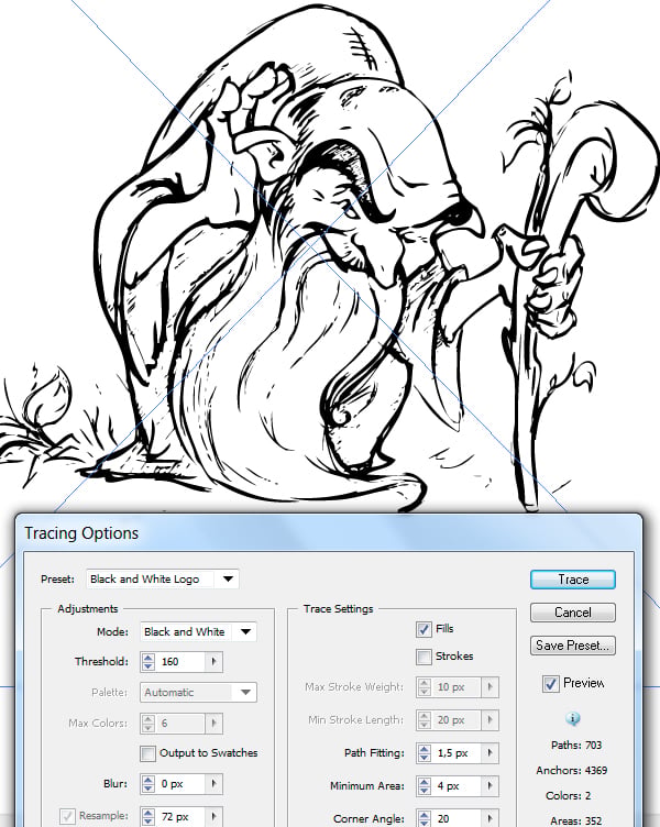 Quick Tip: How to Use the New Image Trace in Adobe Illustrator CS6 ...