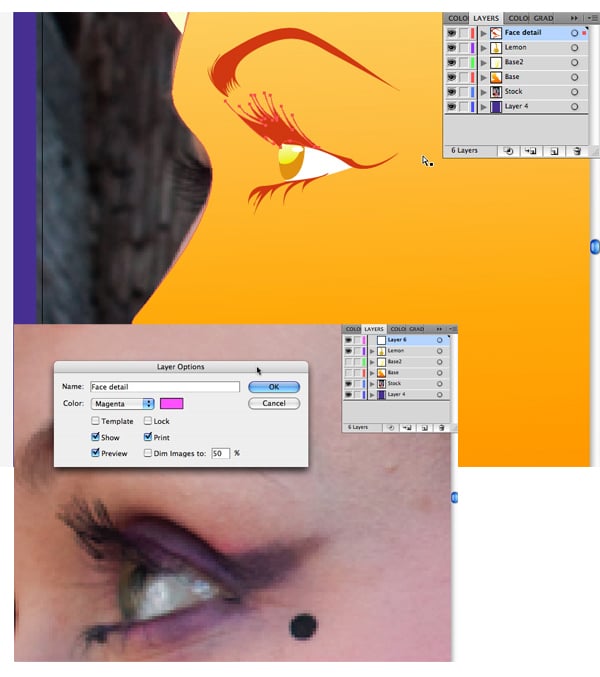 Create a Sparkly Female Portrait in Illustrator | Envato Tuts+