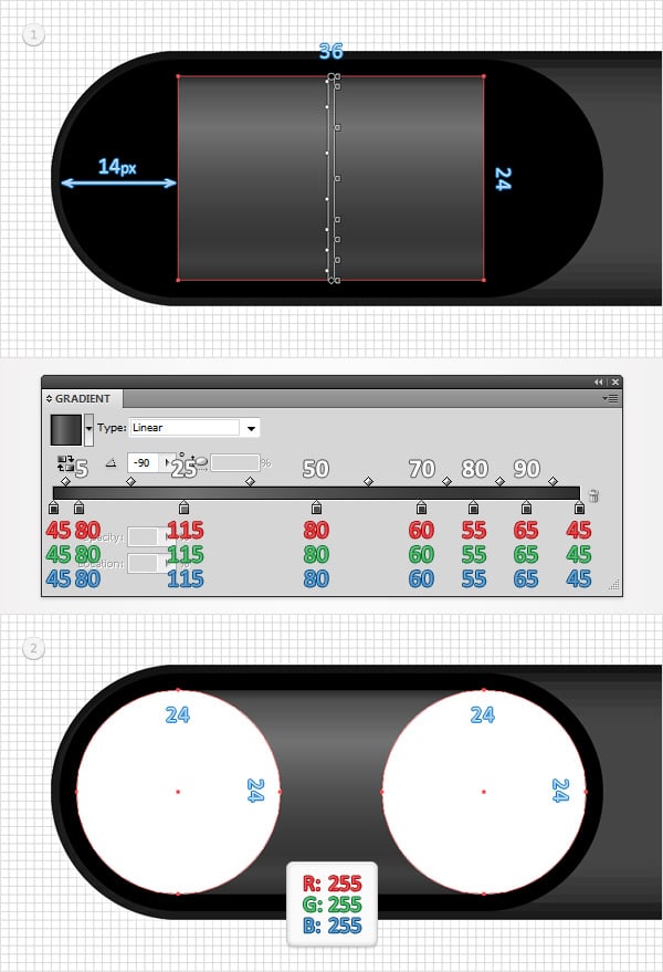 How to Create a Set of Toggle Buttons in Adobe Illustrator | Envato Tuts+