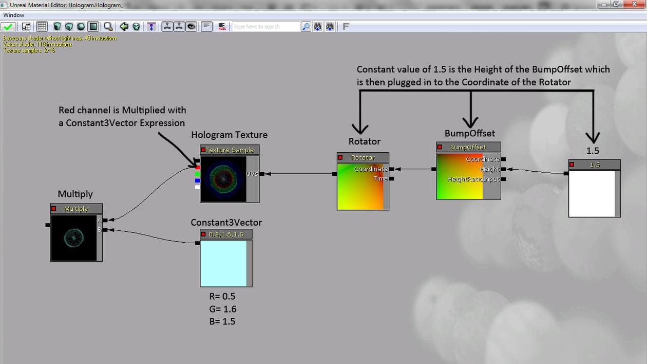 Creating an Advanced Hologram Material in UDK | Envato Tuts+