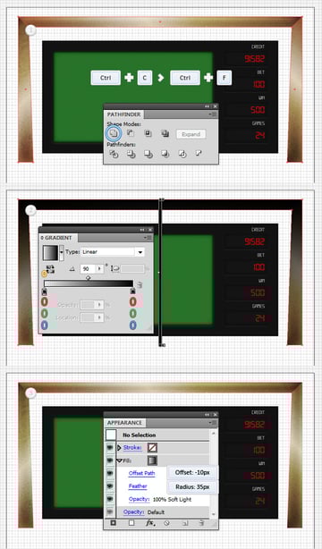 Create a Video Poker Game Interface in Adobe Illustrator - Part One ...
