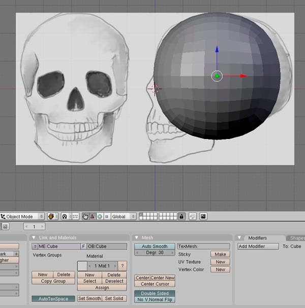 Sculpt, Model and Texture a Low-Poly Skull in Blender | Envato Tuts+