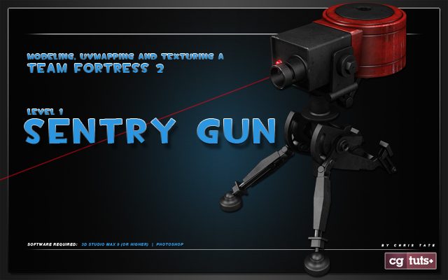 "TF2 Sentry Gun" Modeling - Day 1 | Envato Tuts+