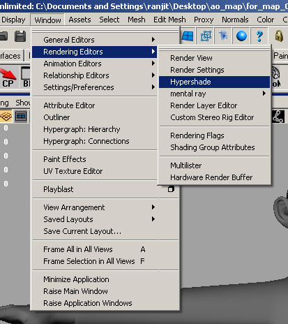 Baking Ambient Occlusion, Color And Light Maps In Maya Using Mentalray ...