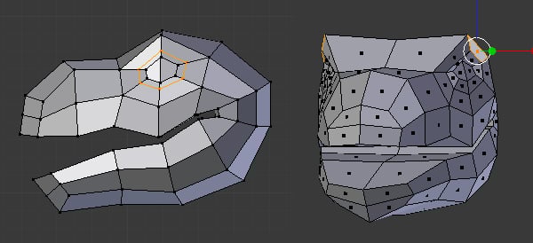 Modeling, UVmapping And Texturing a Low-Poly T-Rex in Blender: Part 1 ...