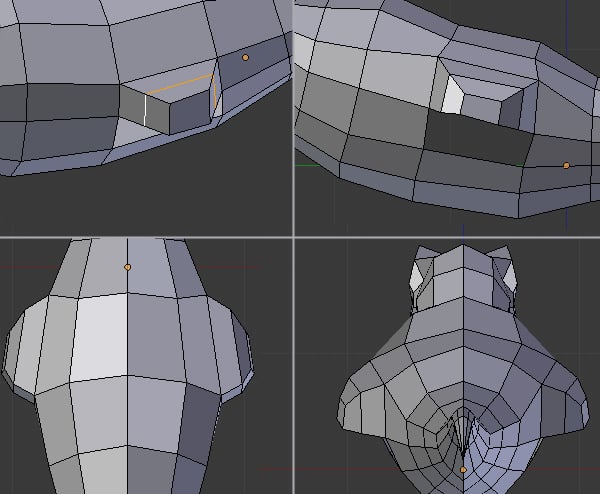 Modeling, UVmapping And Texturing a Low-Poly T-Rex in Blender: Part 1 ...