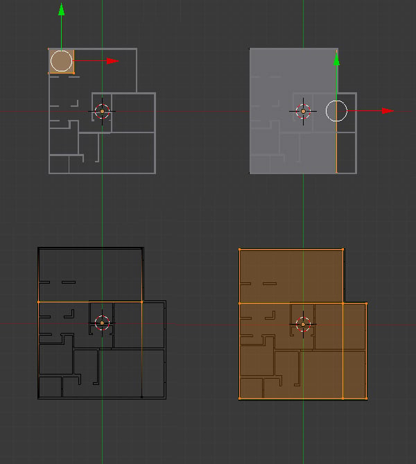 Create A 3D Floor Plan Model From An Architectural Schematic In Blender ...