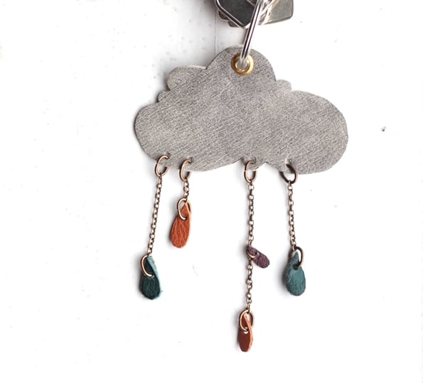 How To Make A Leather Rainy Cloud Key Chain | Envato Tuts+