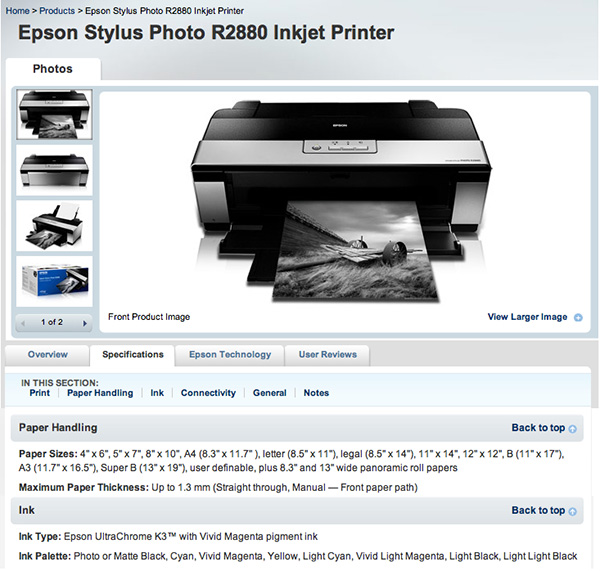 Finishing Your Photographs: Choosing Printers, Paper, and Ink | Envato ...
