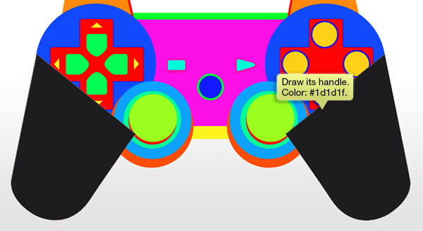 How to Draw a PlayStation-Inspired Game Controller From Scratch in ...