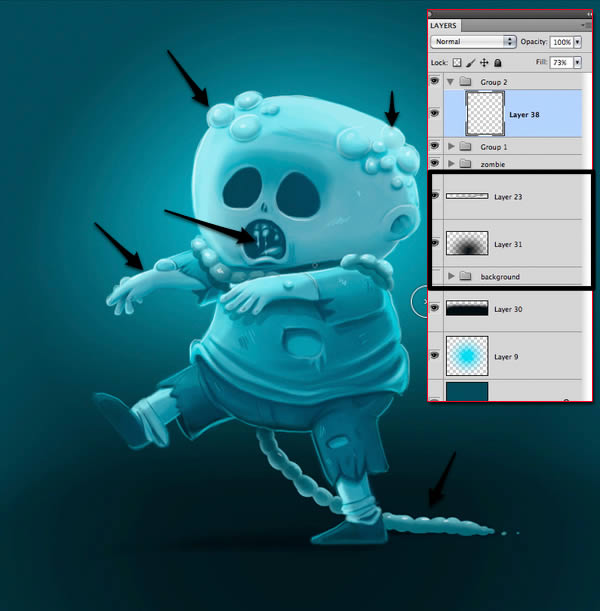 Create a Cute Zombie Illustration in Photoshop | Envato Tuts+