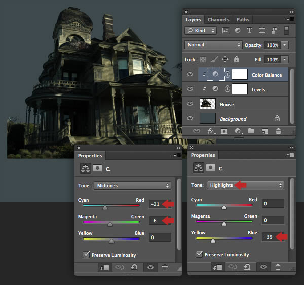 Create a Sinister Haunted House in Photoshop | Envato Tuts+