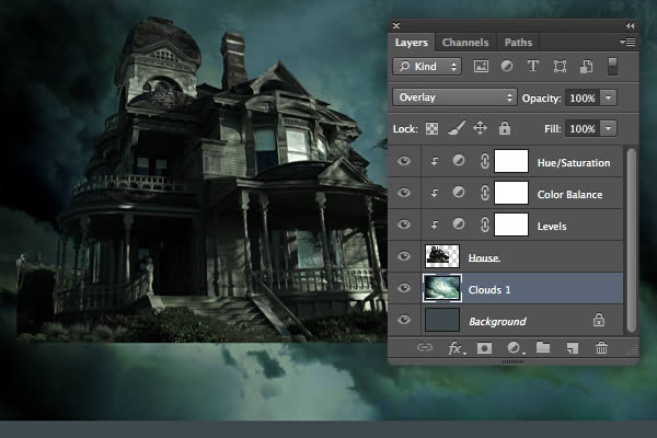 Create a Sinister Haunted House in Photoshop | Envato Tuts+