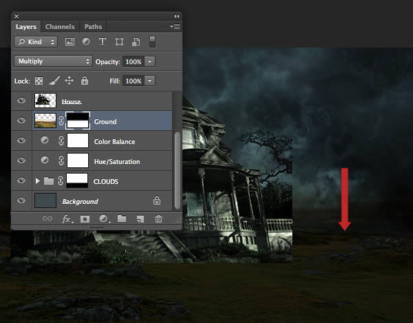 Create a Sinister Haunted House in Photoshop | Envato Tuts+