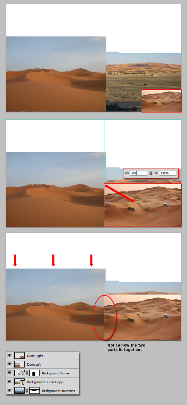 Create a Snowy Landscape From Desert Photography in Photoshop | Envato ...