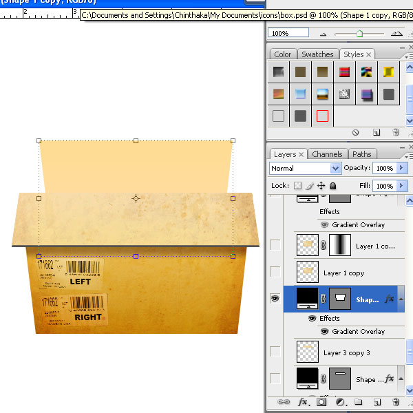 Create a Cardboard Box Filled With Glossy Icons | Envato Tuts+