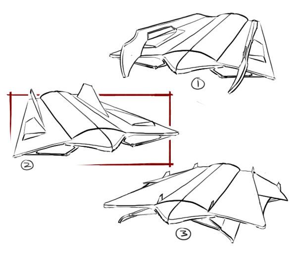 Perspective Basics: A Draw-Through Technique, With a Spaceship | Envato ...