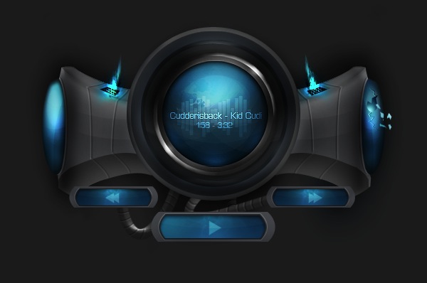 Create a Futuristic Music Player Interface in Photoshop | Envato Tuts+