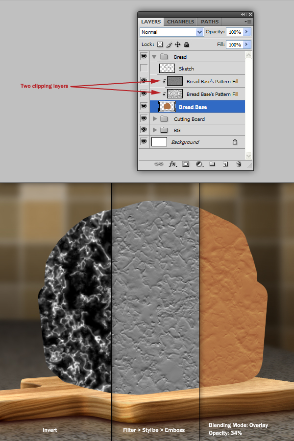 Create A Realistic Loaf of Bread in Photoshop | Envato Tuts+