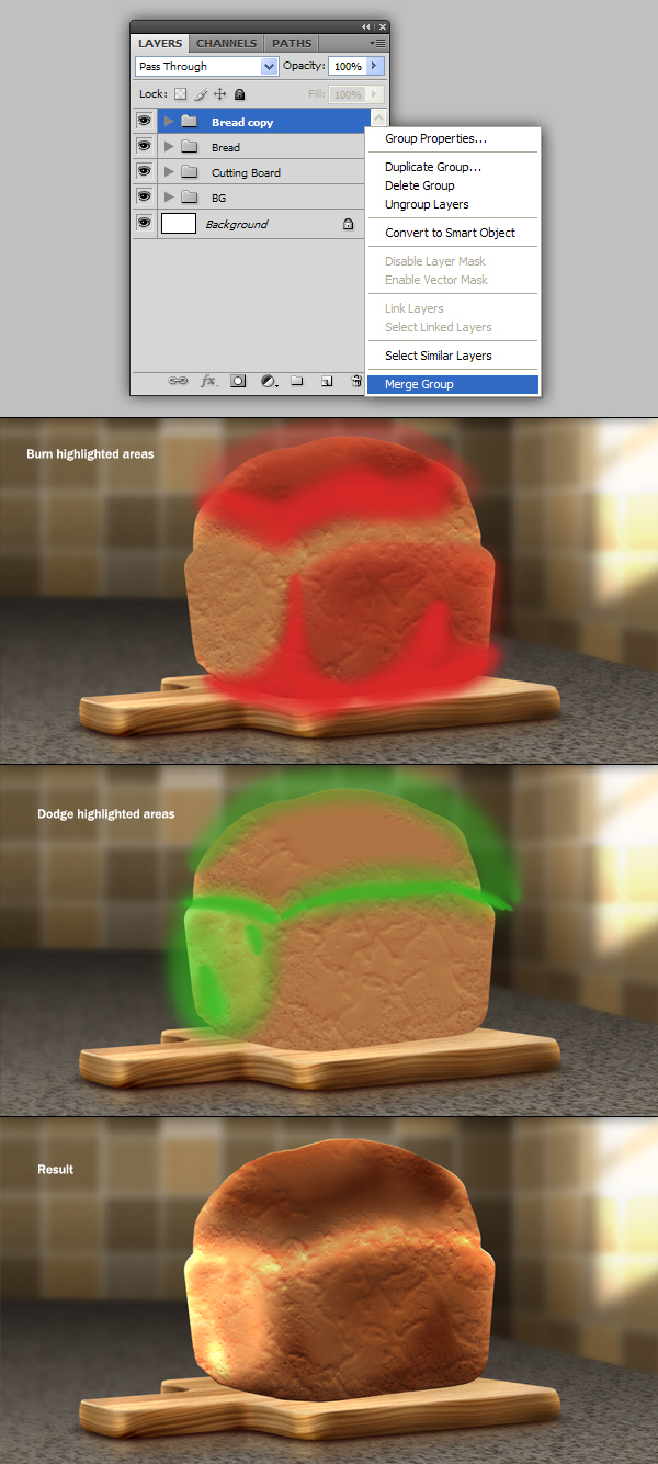 Create A Realistic Loaf of Bread in Photoshop | Envato Tuts+