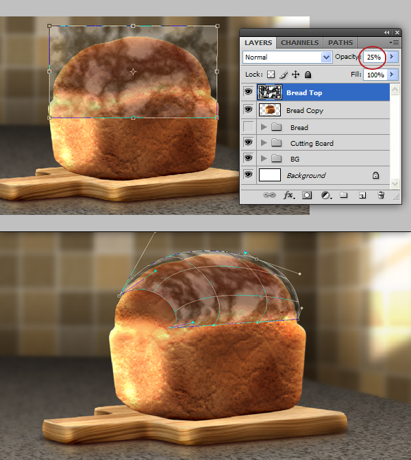 Create A Realistic Loaf of Bread in Photoshop | Envato Tuts+