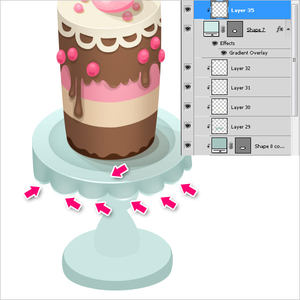 Create a Colorful Cake Illustration in Photoshop | Envato Tuts+