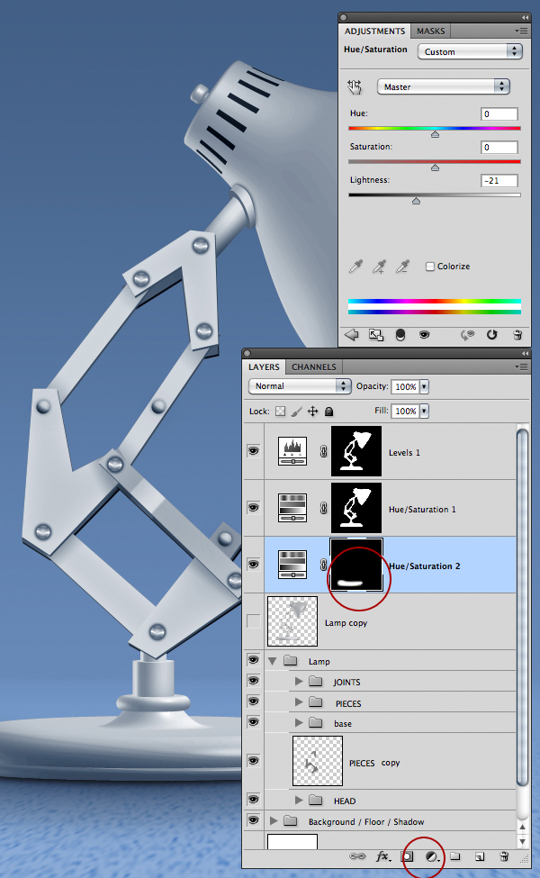 Create a Desk Lamp Using Photoshop and Illustrator | Envato Tuts+