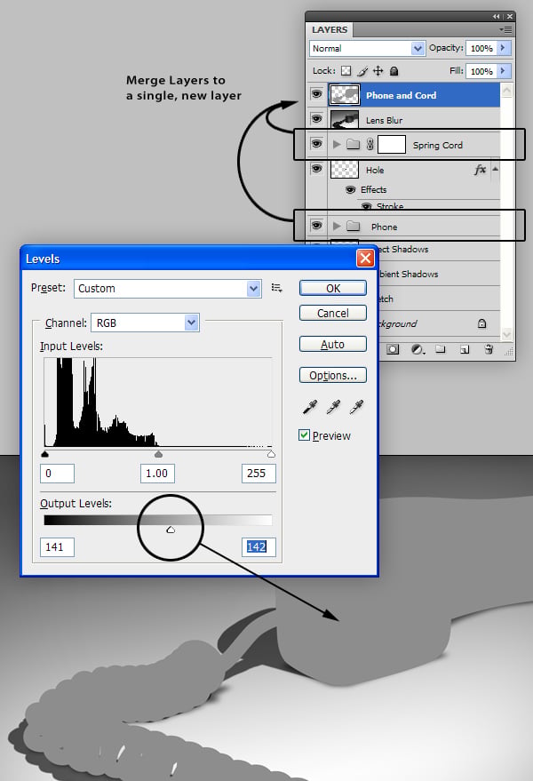 Create a Spiral Telephone Cord From Scratch With Photoshop | Envato Tuts+