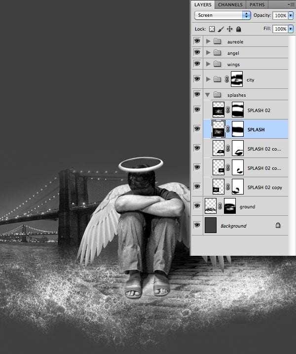 Create a Fallen, Rain-Soaked, Angel Composition in Photoshop | Envato Tuts+