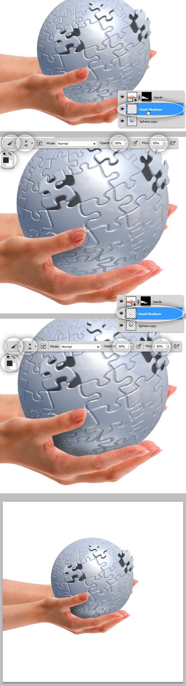 Create a Spherical 3D Puzzle With Photoshop | Envato Tuts+