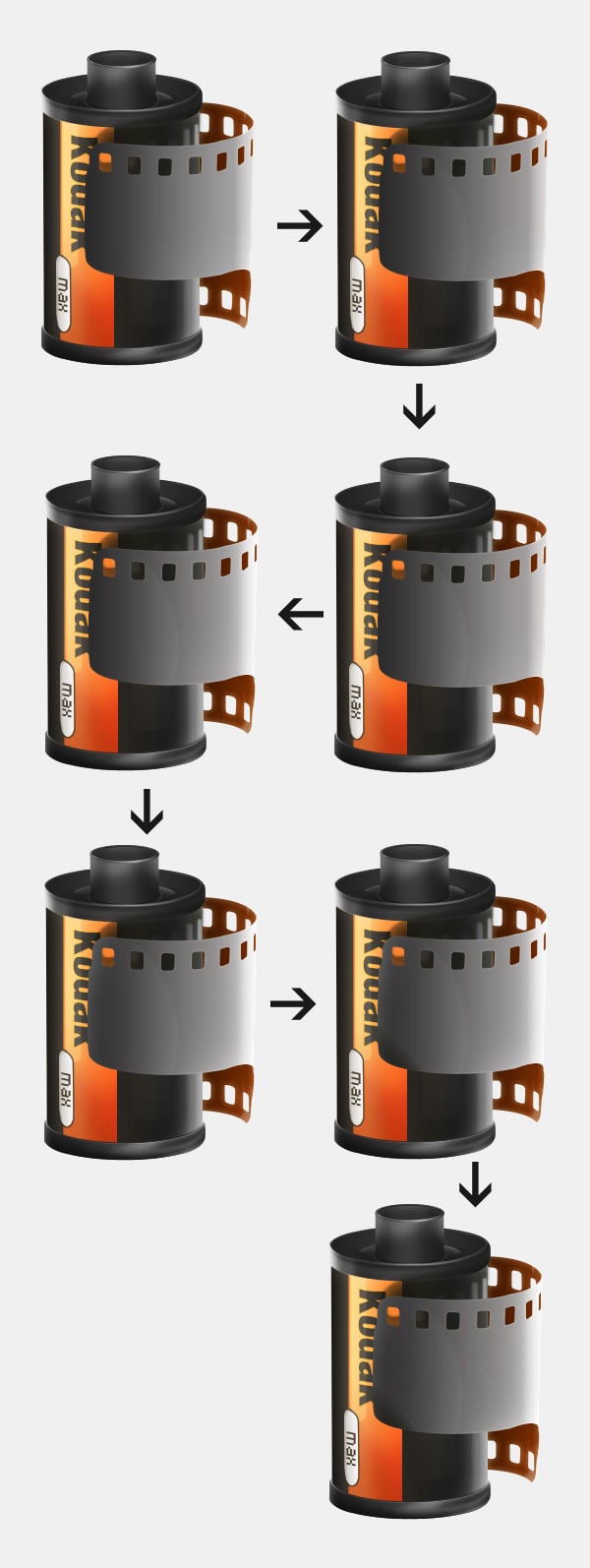 Draw a Roll of Camera Film in Photoshop | Envato Tuts+