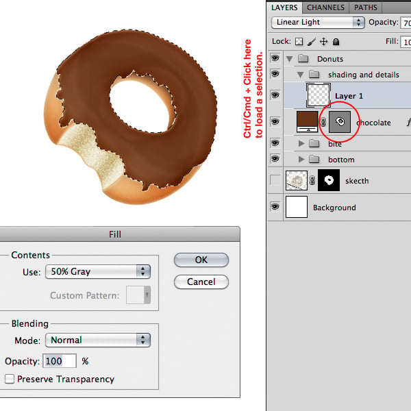 Create a Sweet Donut Icon in Photoshop from Scratch | Envato Tuts+