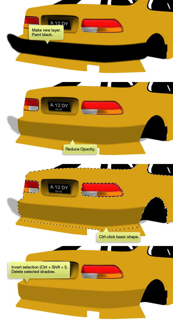 Create an Automobile Illustration From Scratch in Photoshop | Envato Tuts+