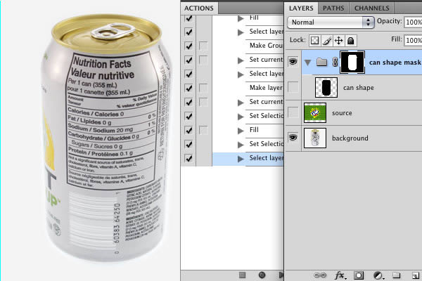 Create a 3D Soda Can Using Actions | Envato Tuts+