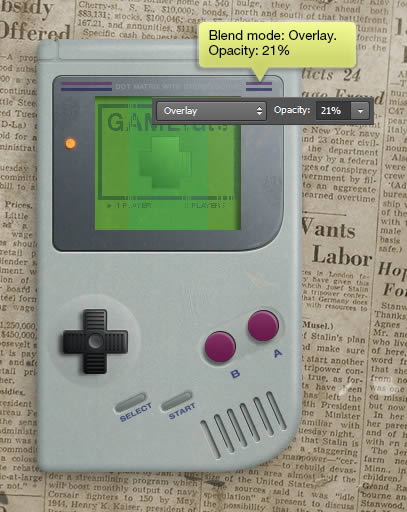 Draw a Retro Gameboy From Scratch in Photoshop