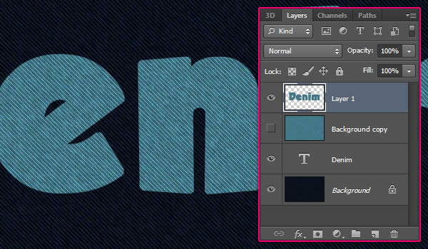Create a Stitched Denim Text Effect in Photoshop | Envato Tuts+