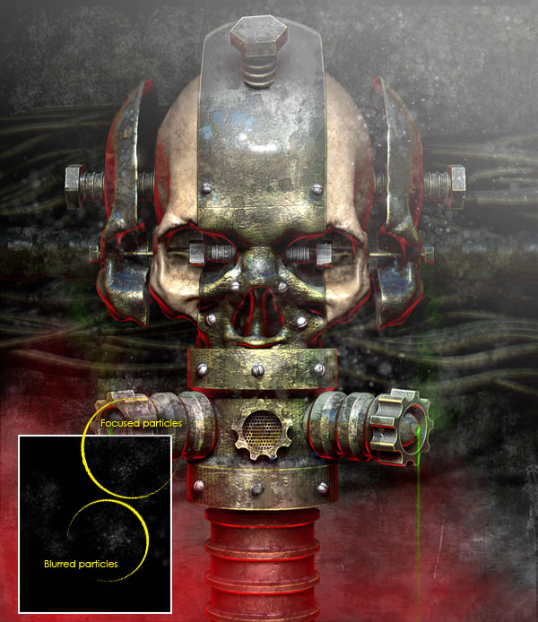 Create a Rusty and Worn Metallic Textured Skull Using 3D Renders ...