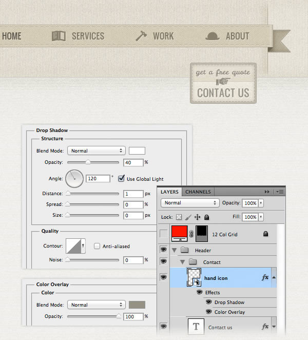 Create a One-Page Retro Web Design Layout in Photoshop | Envato Tuts+
