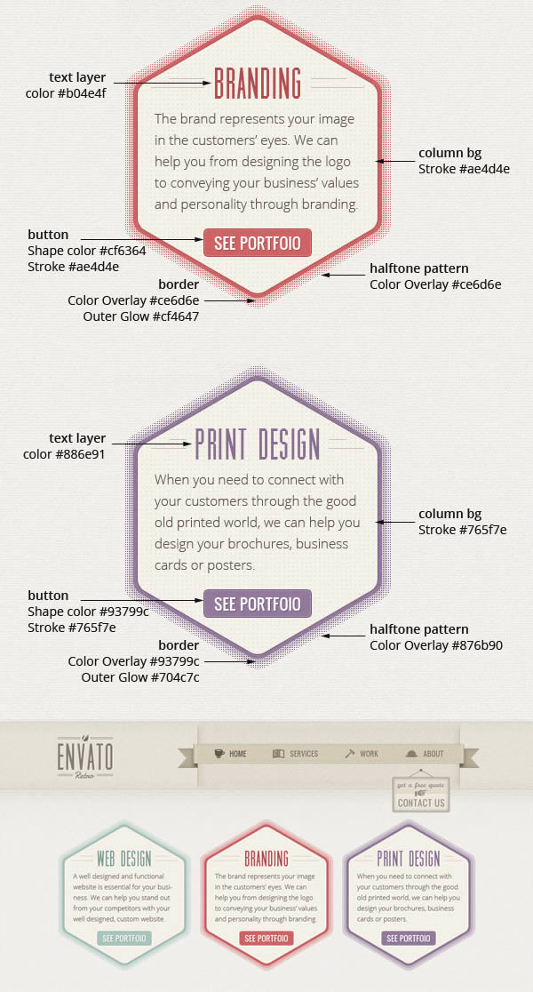 Create a One-Page Retro Web Design Layout in Photoshop | Envato Tuts+