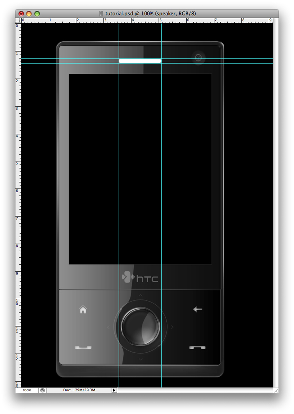 Create a Mobile Phone Styled Like the HTC Touch Diamond | Envato Tuts+