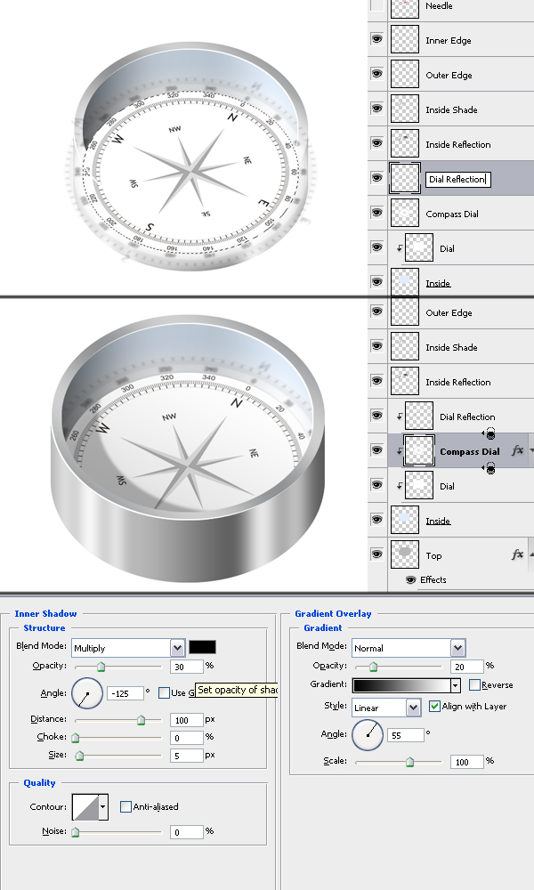 Design a Detailed Compass Icon in Photoshop | Envato Tuts+