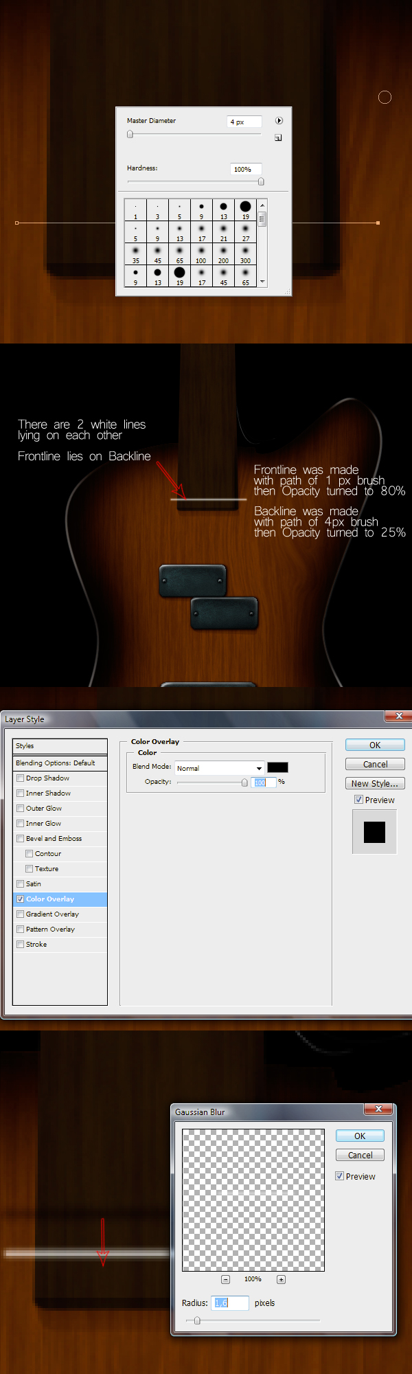Design a Shiny Bass Guitar Illustration Using Photoshop | Envato Tuts+